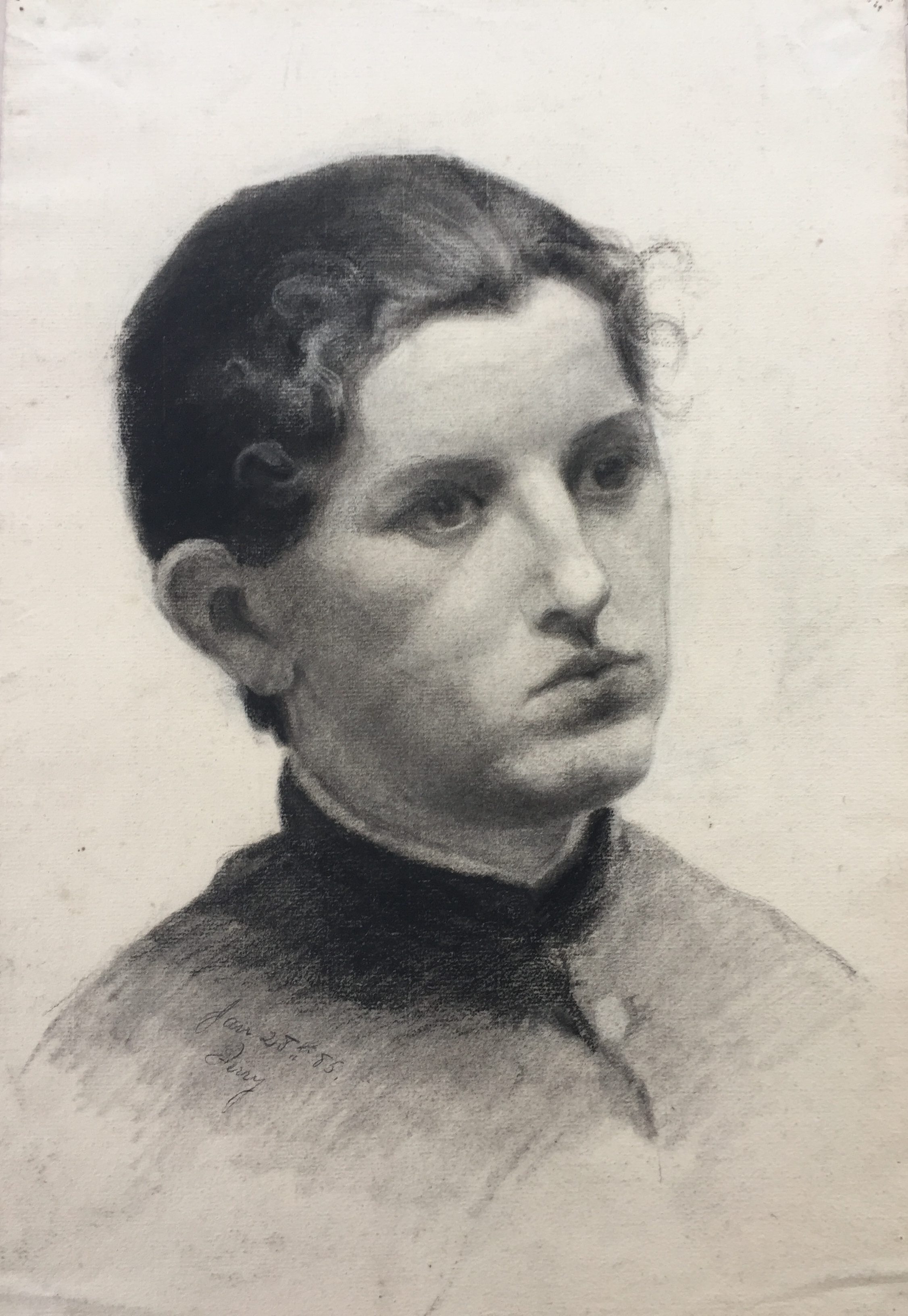Female Model, Paris, Isabelle Ferry, 1885 : D'Antan Art & Antiques
