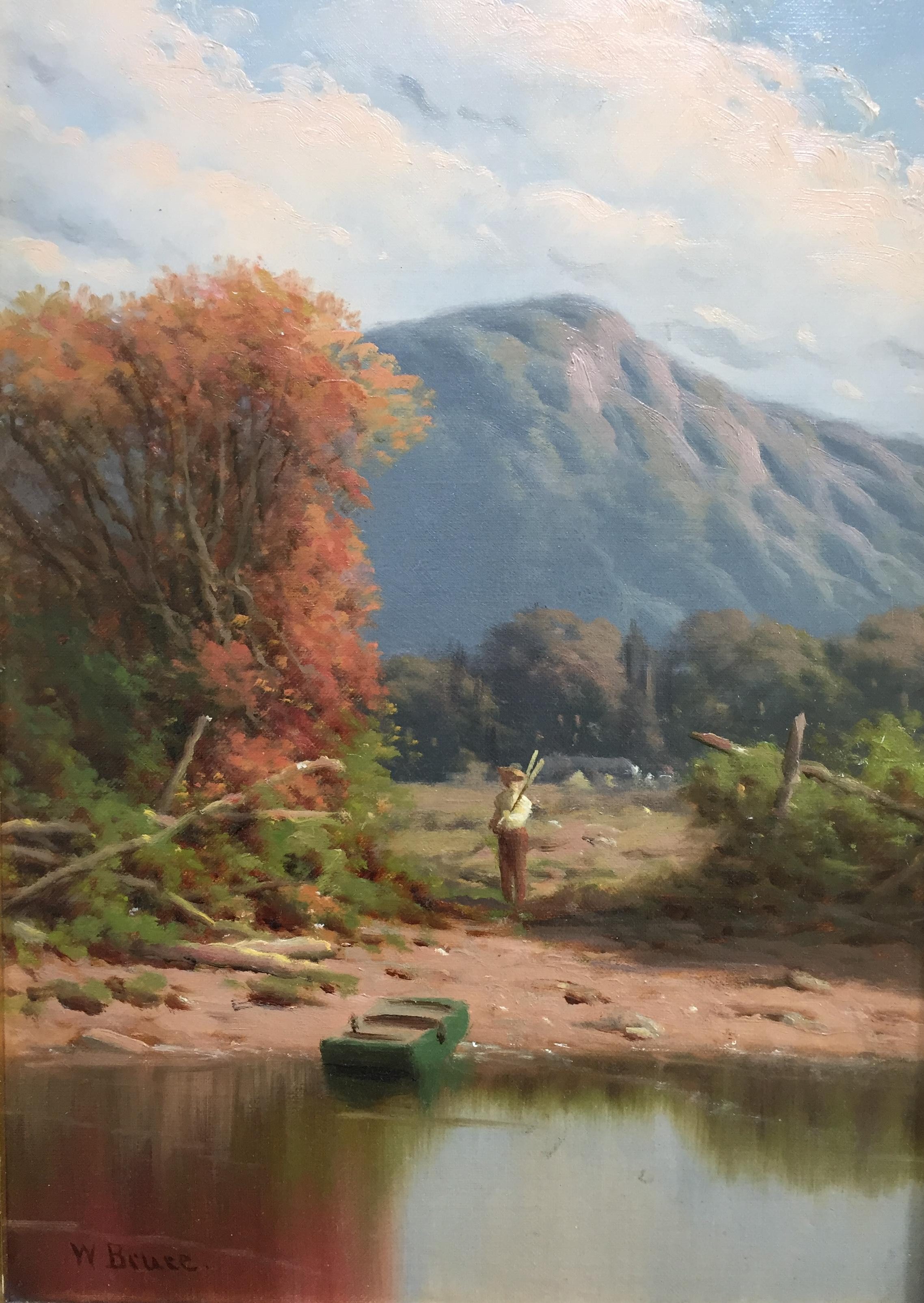 Delaware River, NY Artist, William Bruce (1861-1911) : D'Antan Art ...