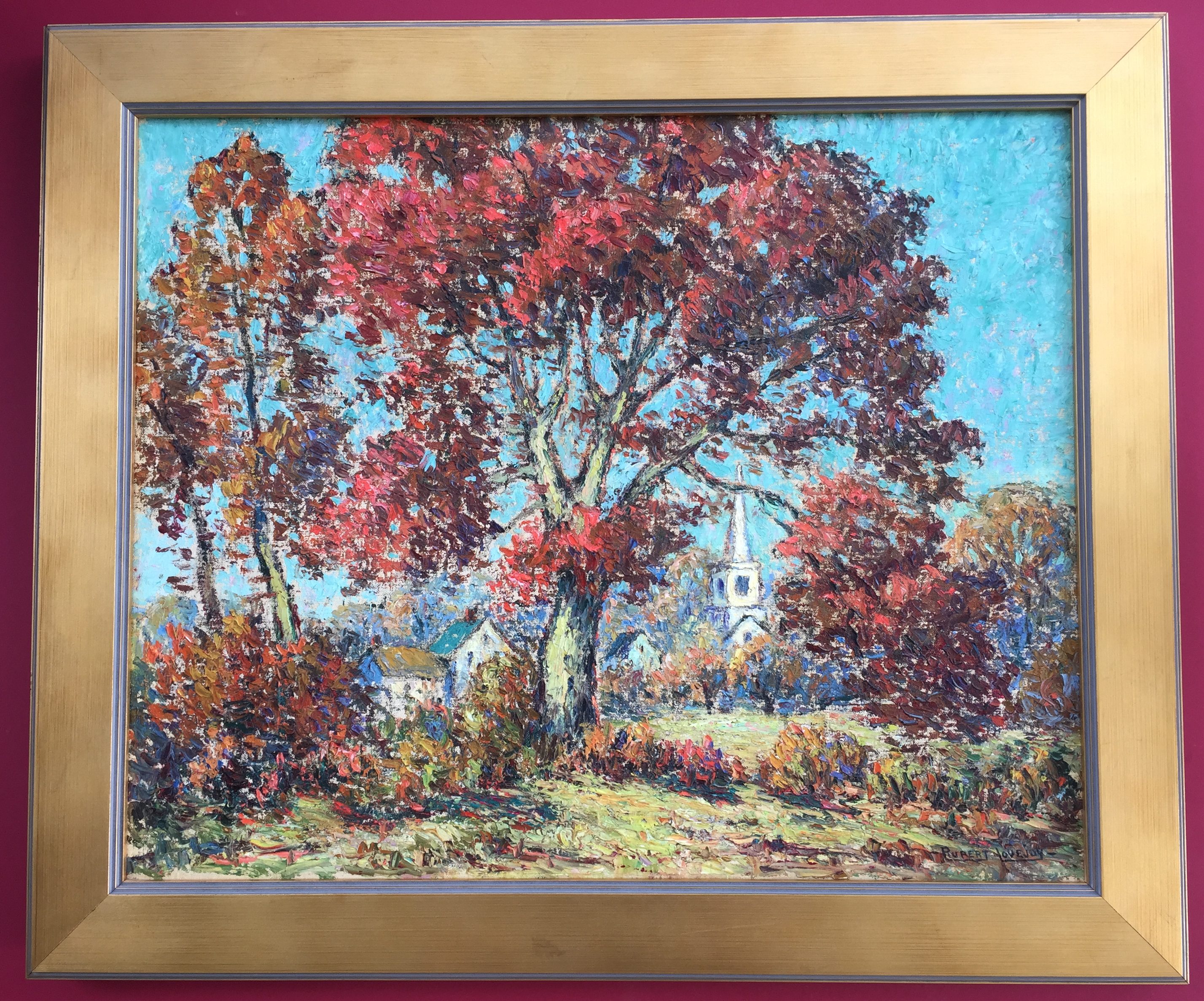 Windham Hill, Maine, Impressionist Rupert Lovejoy, 1937 : D'Antan Art ...