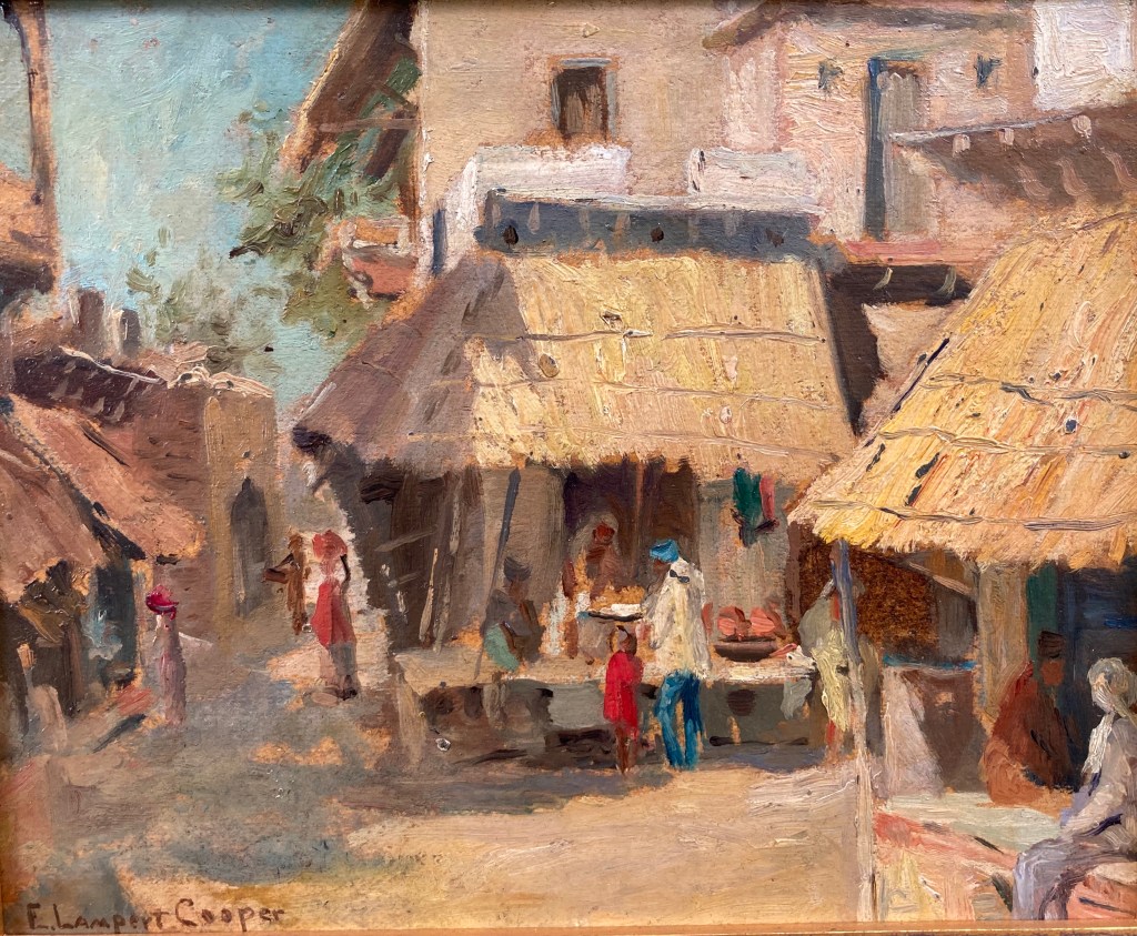 Udaipur, India, Impressionist Emma L. Cooper, 1916 : D'Antan Art & Antiques