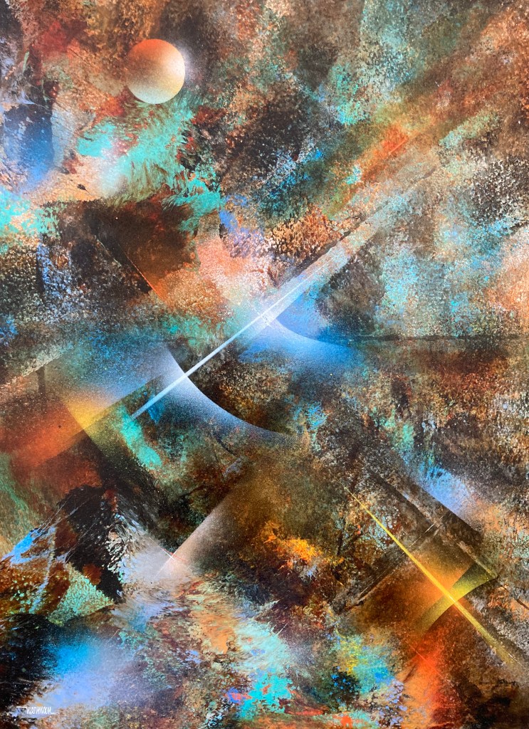 Solar System, Abstract, Leonardo Nierman : D'Antan Art & Antiques