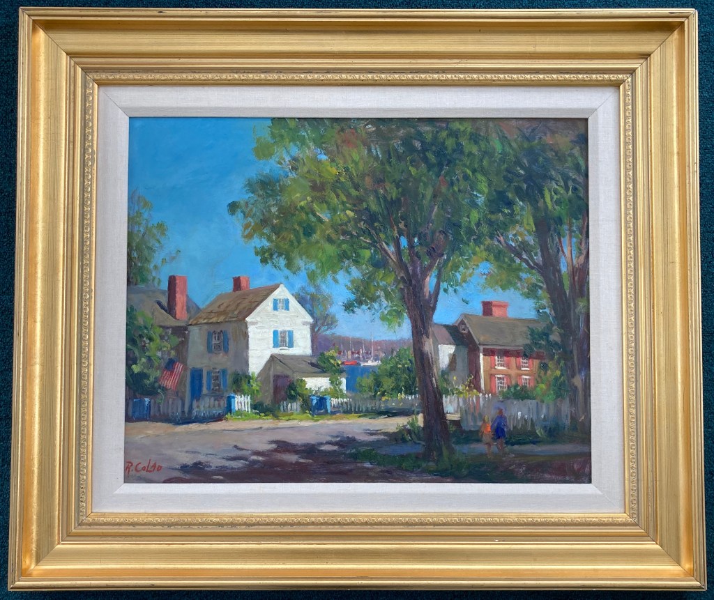 New England Street Scene, Rockport Impressionist Rudy Colao : D'Antan ...